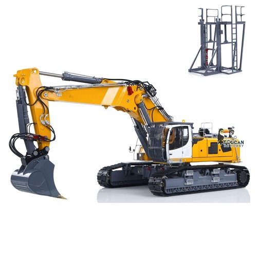 LESU Metal LR960 Digger 1/14 RC Full Hydraulic Excavator Model Pump ...