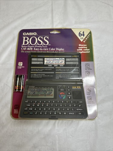 Casio Boss Color Digital Diary CSF-4650 | eBay