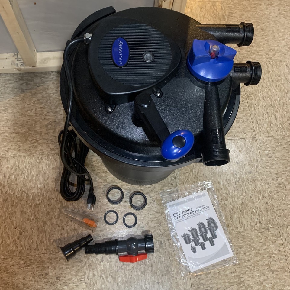 CPF Series Pressure Filter CPF-10000 Pond Filtration System - Black | eBay