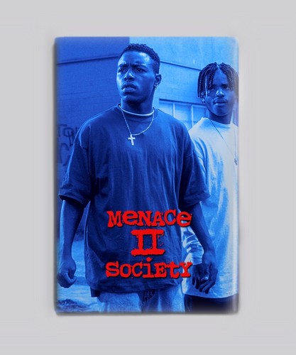 MENACE II SOCIETY (1993) - 2"x3" MOVIE POSTER MAGNET (90s crime 2 to ...