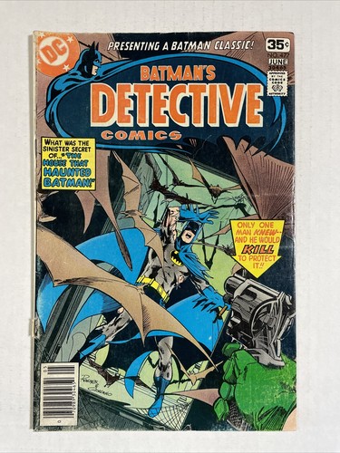 Detective comics 477 F 1978 DC comic Batman Rogers art | eBay