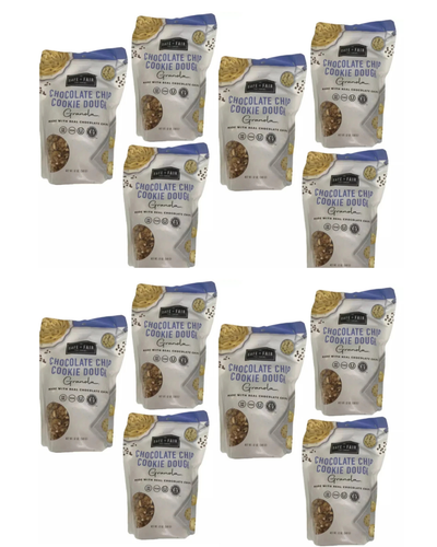 (12 Pack) The Safe + Fair Food Co Granola Chocolate Chip Cookie Dough ...