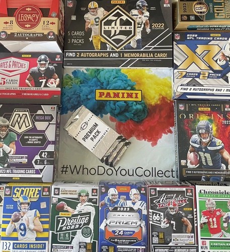 NFL Football Card Lot Premium Hot Pack Mixed Packs 1 Auto or Patch In ...