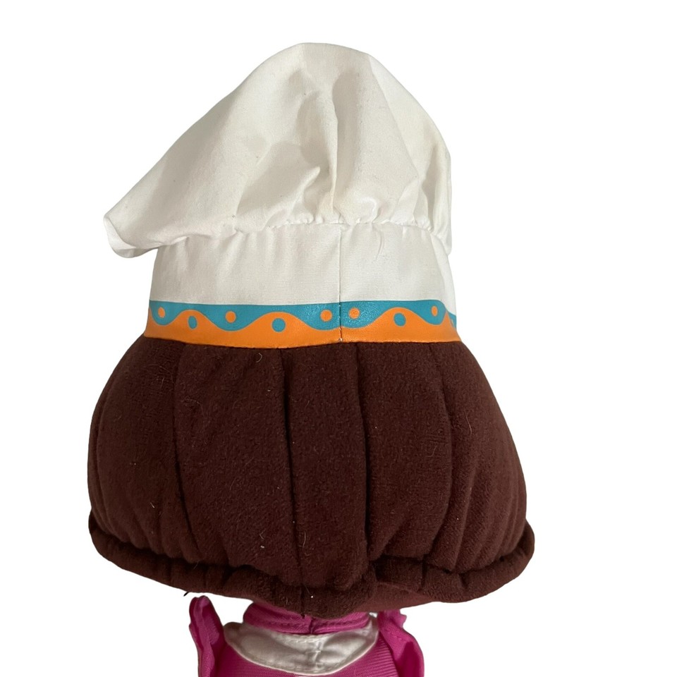 Dora the Explorer Fabric Plush Doll Chef Cook Baker Fisher Price 2005 ...