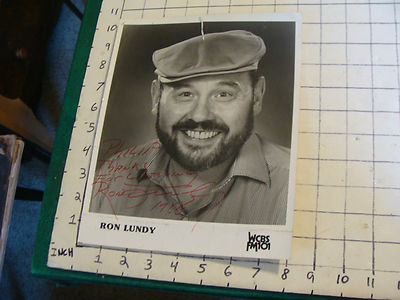 Original Autograph: RON LUNDY WCBS FM101, on torn photo | eBay