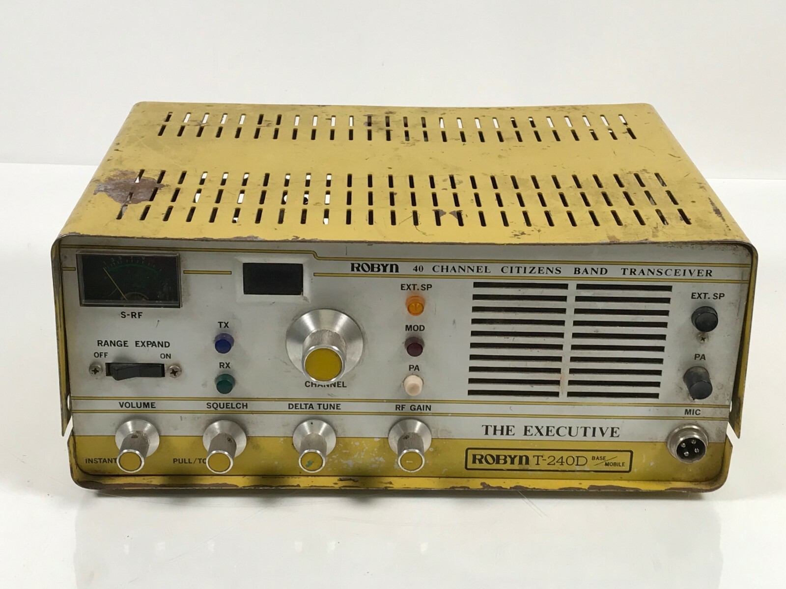 Robyn T-240D "The Executive" 40CH CB Base "Yellow Bird" | eBay