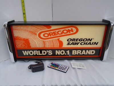 Oregon Saw Chain LED Display lighted sign lightbox Wall hanging Light ...