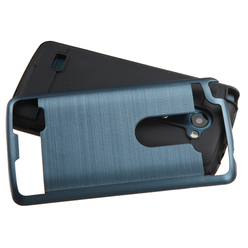 Slim Body Cover Brushed Textured Case for LG Leon Tribute 2 Duo LS665 ...