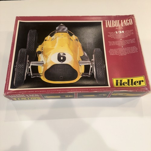 Heller 1:24 Talbot Lago 4L5 (4.5 Liter) Grand Prix Kit w/Sealed Parts ...
