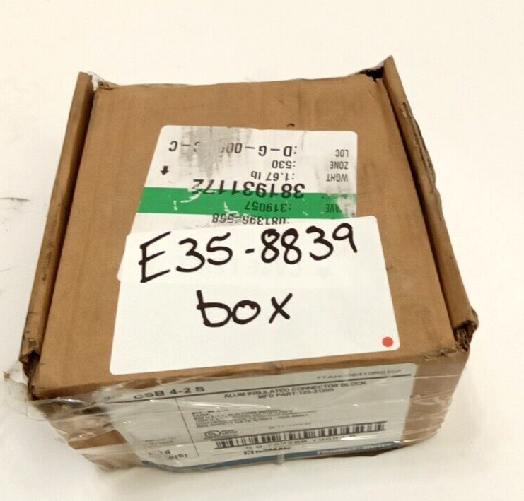 Thomas & Betts CSB 4-2 S Homac Alum Multi-Tap Encapsulated Cable Blocks ...