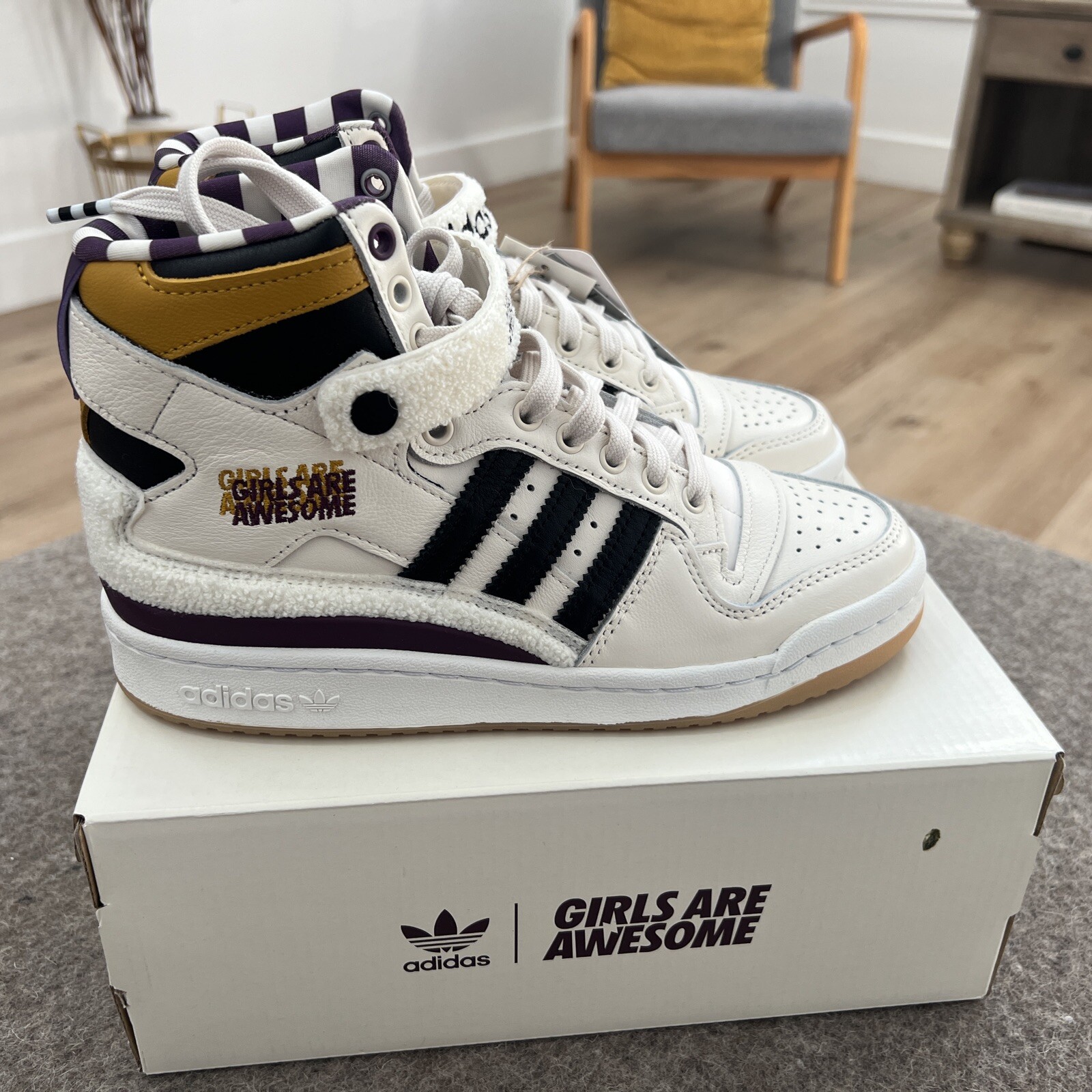 Adidas Forum High 84 x Girls Are Awesome - GY2632 Mens Size 5.5 | eBay