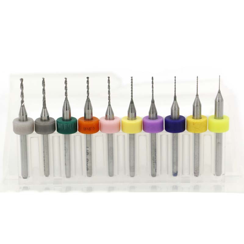 Hot 10pcs 0.3-1.2mm PCB Print Circuit Board Carbide Micro Drill Bit ...
