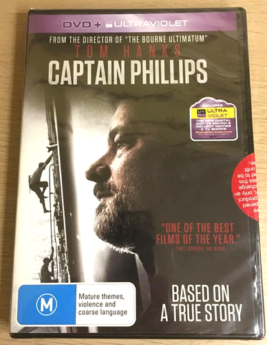 Captain Phillips DVD (2013) Tom Hanks | Region 2 4 5 | Brand New Sealed ...