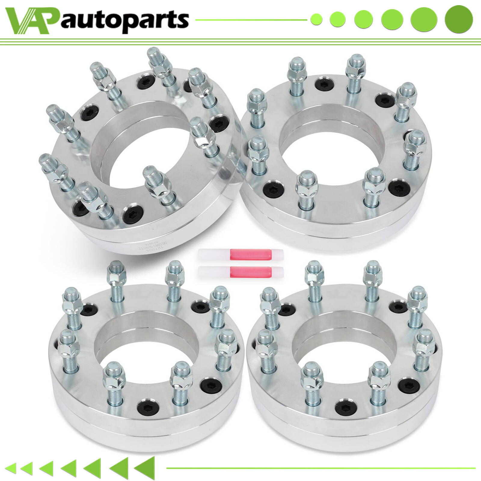 4Pcs 2" Wheel Adapters 5x5.5 to 8x6.5 For Dodge Ram 8 Lug Wheels on Ram ...