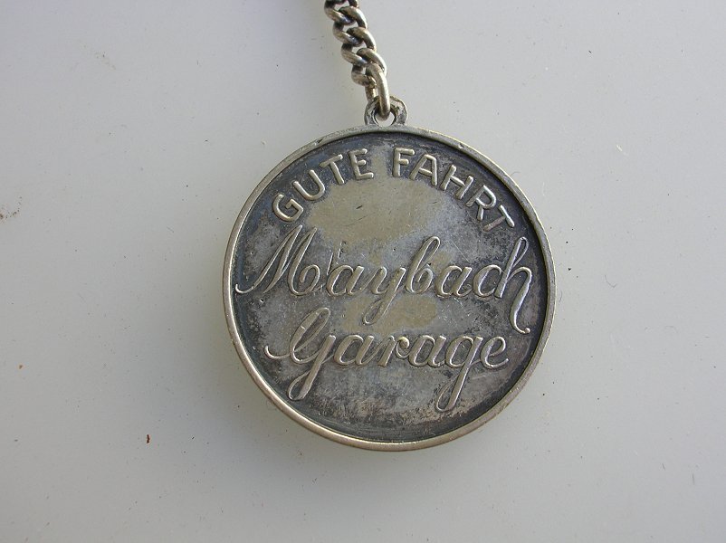 MAYBACH CHRISTOPHER KEY CHAIN RING BADGE GARAGE CHRISTOPHORUS MERCEDES ...