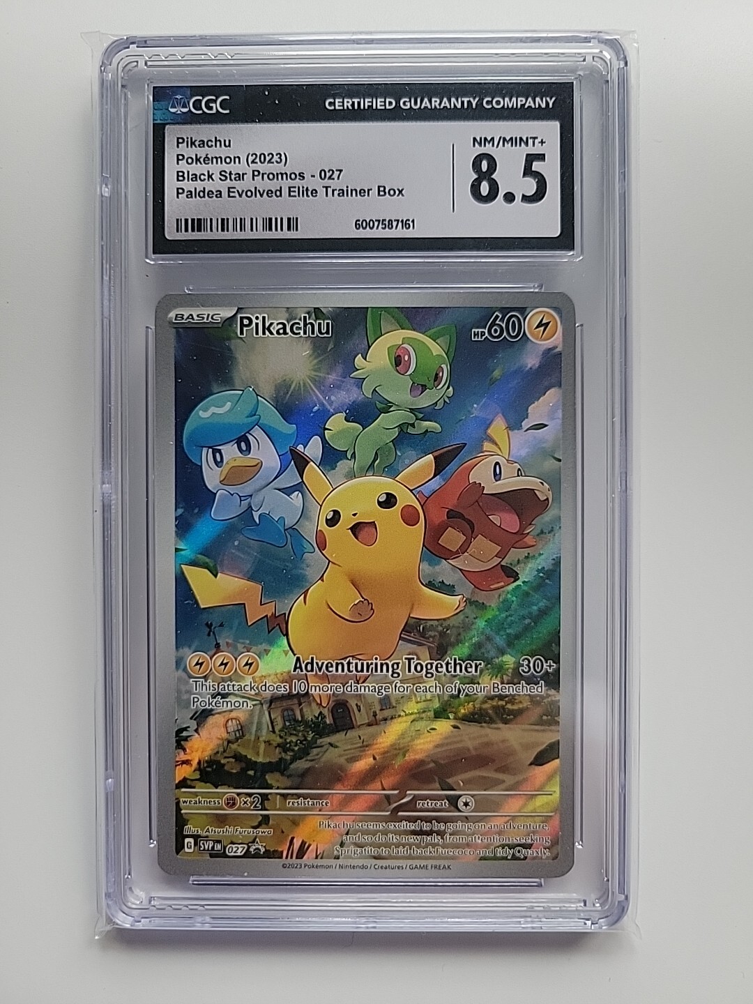 Pikachu 027 Sv: Scarlet & Violet Promo Cards Holo for sale online | eBay