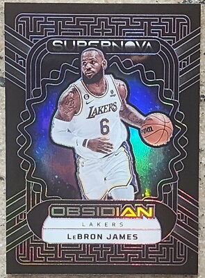 Lebron James 2022-23 Panini Obsidian /75 SUPERNOVA #6 | eBay