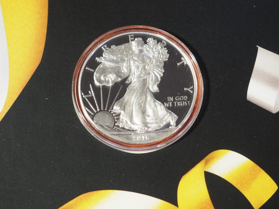 2016 W PROOF SILVER EAGLE CONGRATULATIONS SET 16RF IN ORIGINAL MINT ...