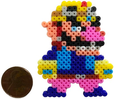 Wario WarioWare Mini Bead Sprite Artkal Pixel Art Retro 8-Bit Nintendo ...