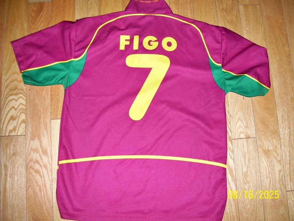 Viintage Luís Figo Portugal Soccer/Football Jersey Size Large | eBay
