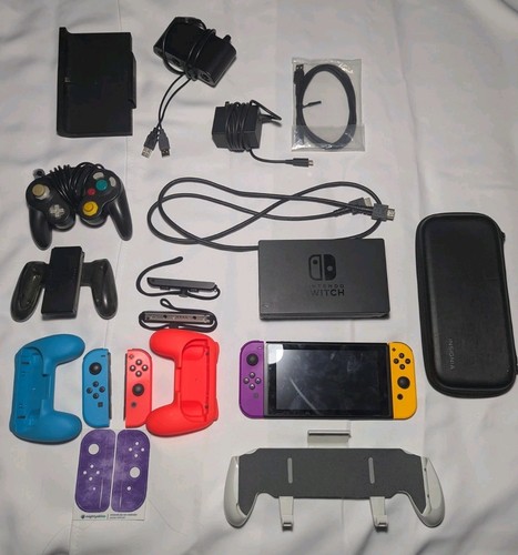 Nintendo Switch w Extra Controllers, Accessories + Games, Used, Working ...