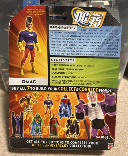 DC Universe Classics Omac 6” Action Figure Wave 15 Fig 2 Validus BAF ...