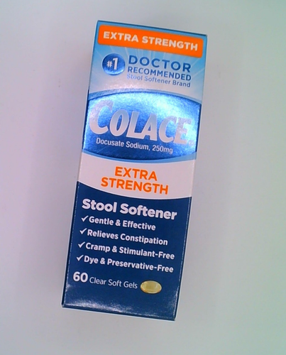 Colace Extra Strength Stool Softener 250 mg 60 Gels Ex 06/26 | eBay