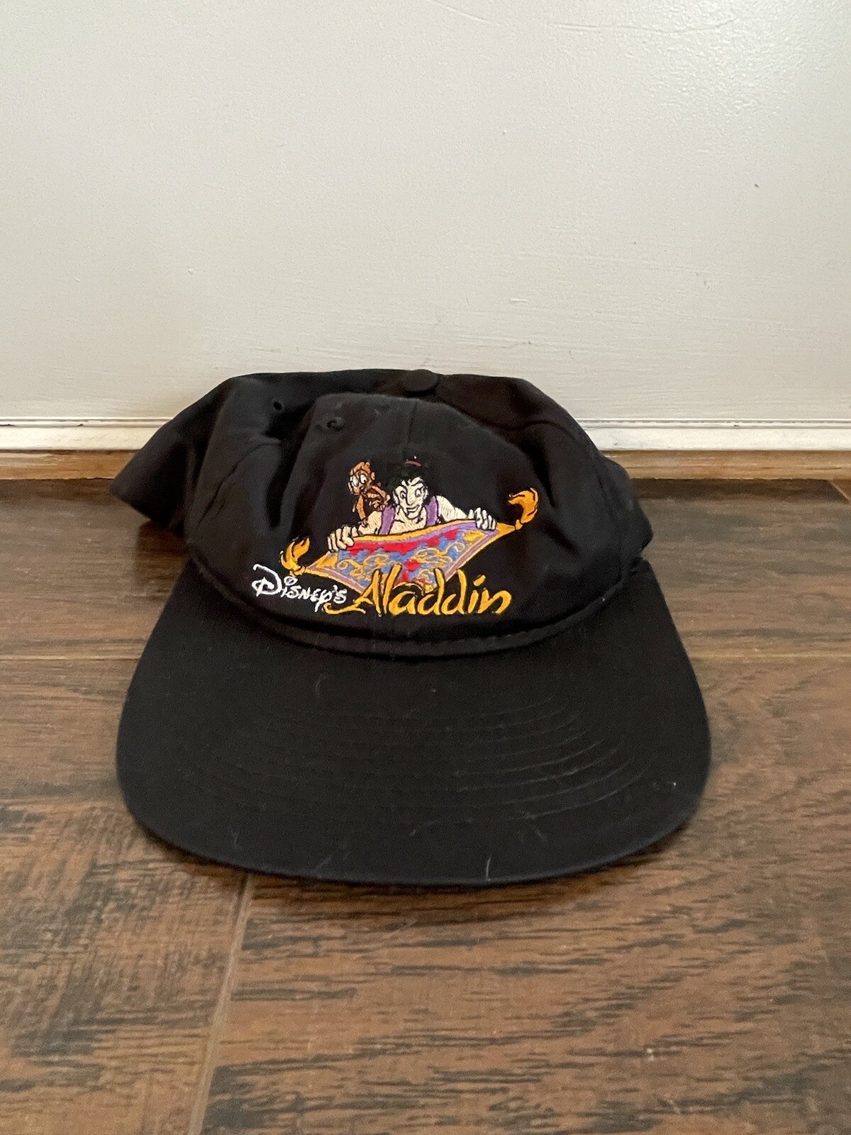 Vintage Aladdin Hat Disney Snapback 90s Headmaster - Gem