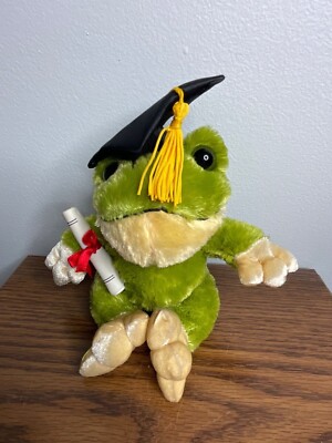 Dan Dee Frog Graduation Plush Diploma Cap | eBay