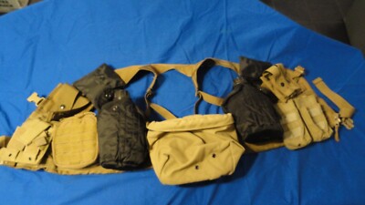 COYOTE TAN FLC FIELD LOAD BEARING FULLY LOADED COMBAT TACTICAL CHEST ...
