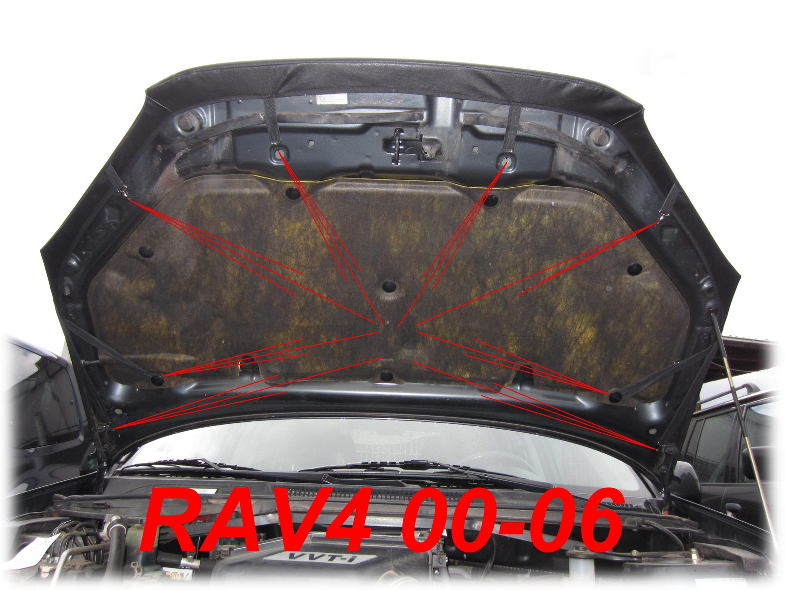 CAR HOOD BRA fit Toyota RAV4 RAV 4 XA20 2000-2006 NOSE FRONT END MASK ...