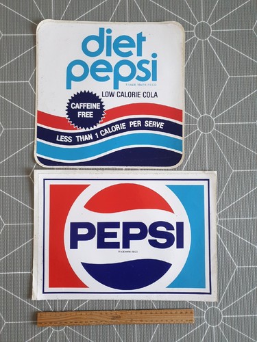 Bulk Vintage Collectable 80s & 90s Large Pepsi Stickers with backing ...