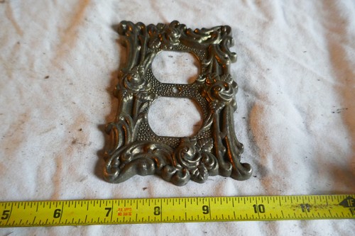 Vtg Decorative Metal Electric Outlet Plate American Tack & Hardware Lot ...