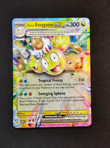 Pokemon Card - Alolan Exeggutor ex Surging Sparks 133/191 Ultra Rare | eBay