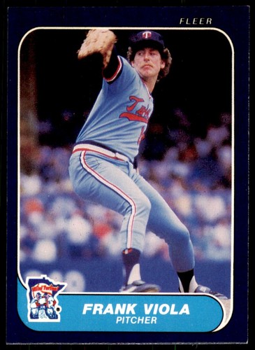 1986 Fleer.. Frank Viola . Minnesota Twins. #408 | eBay