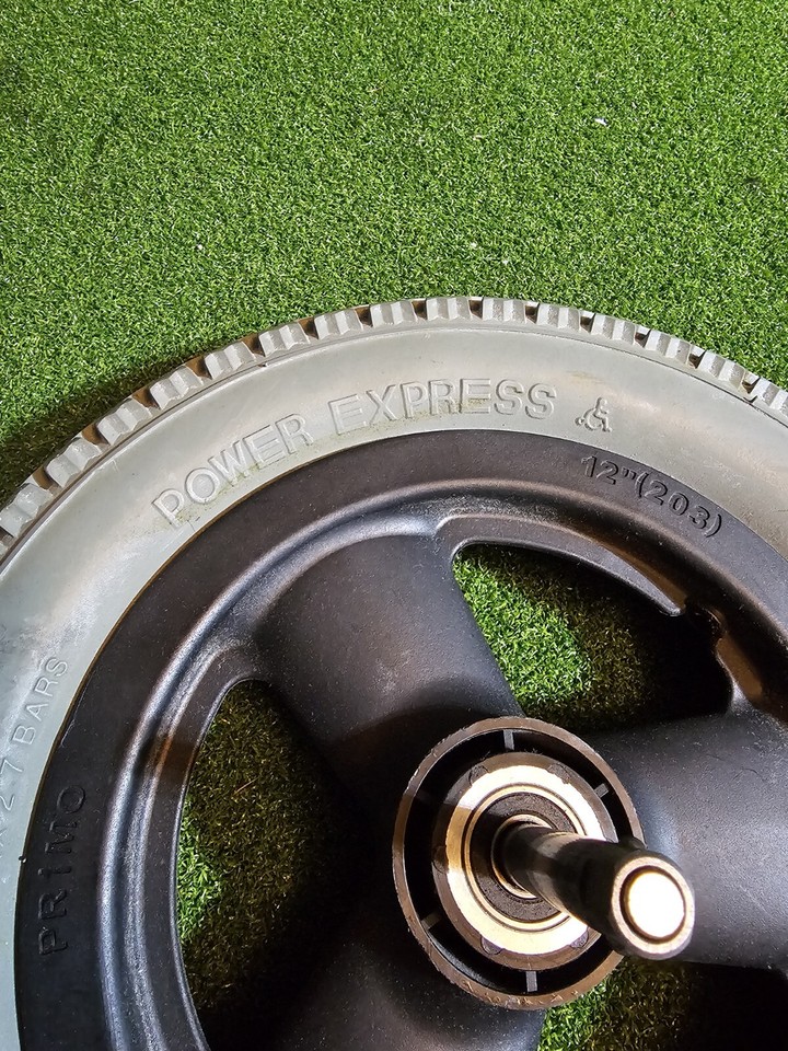 QUICKIE PRIMO POWER EXPRESS WHEELCHAIR 12-1/2x2-1/4 WHEELS TIRES VGC | eBay