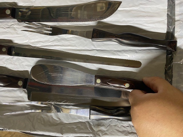 Vintage Cutco Knife Set With Wall Mount Holder's Users Manual & Knife ...