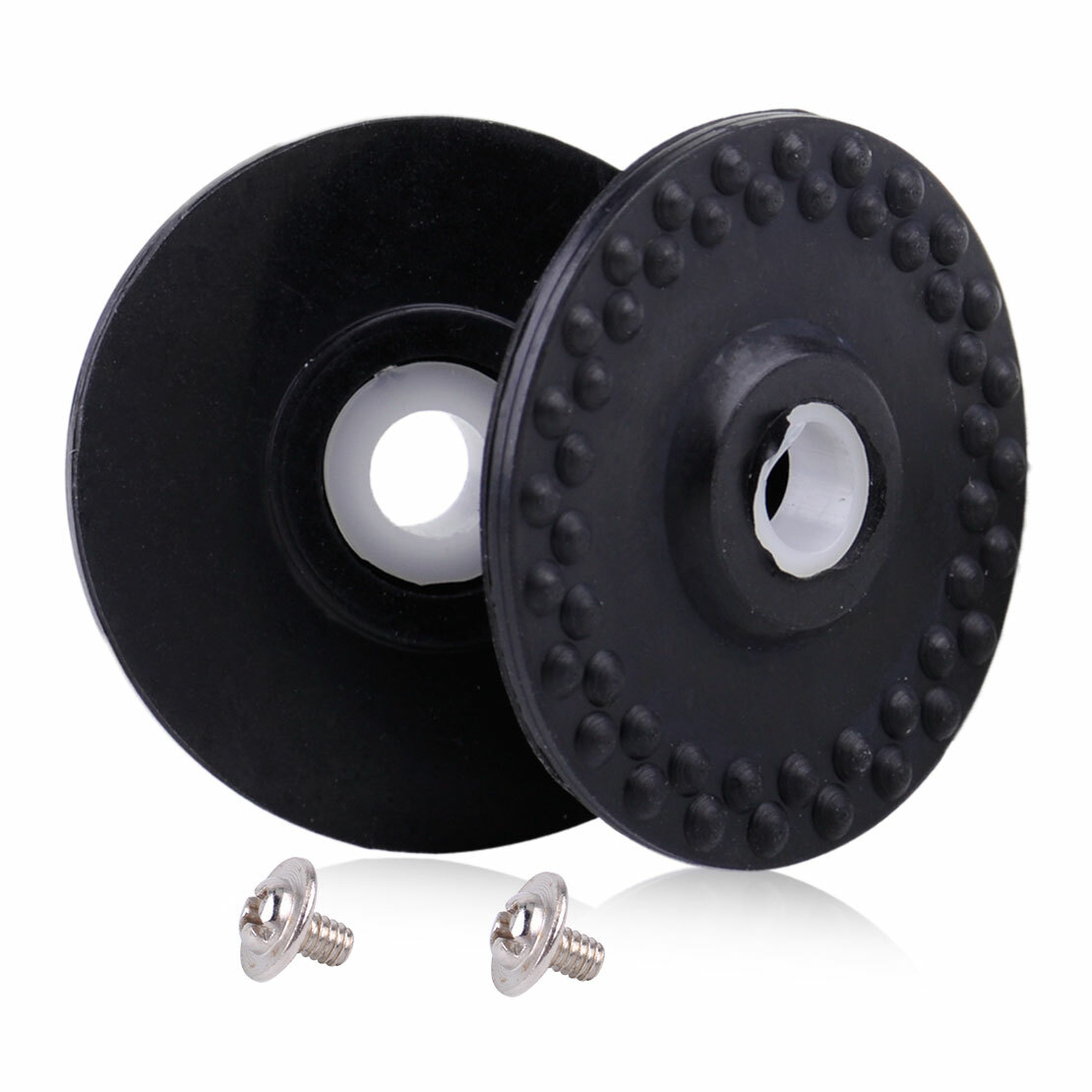 2x Rubber Wheel Collars Screw Fit For Brother Reed Knitting Machine ...