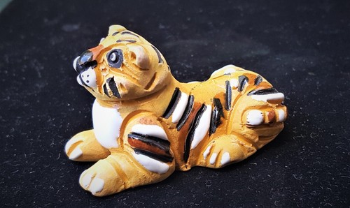 Tiger Handmade Clay Ceramic Animal - C212 | eBay