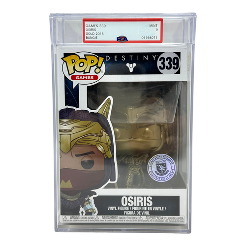 Funko POP! PSA Graded 9 Osiris # 339 - Gold Chrome Bungie Store | eBay