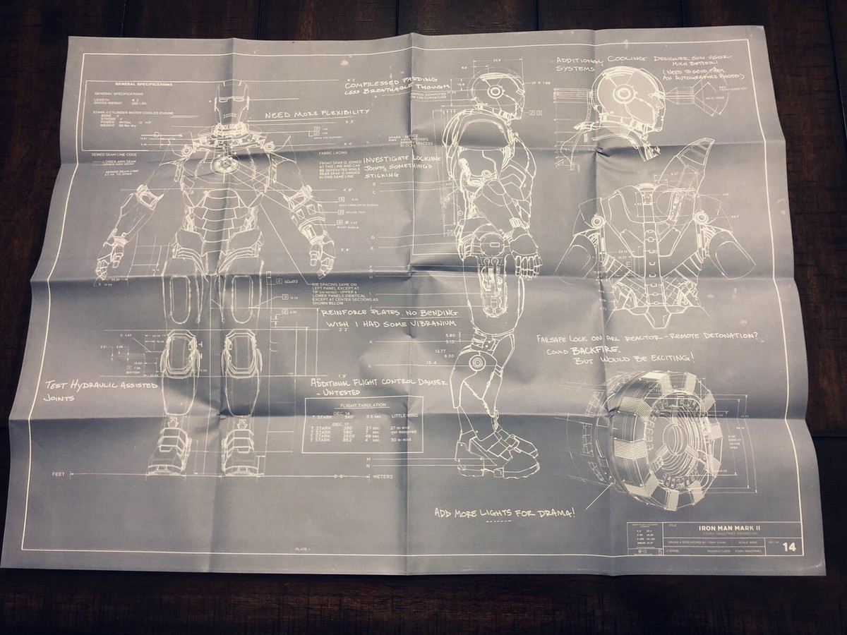 Real Iron Man Blueprints