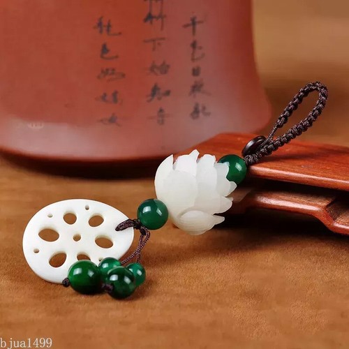Handwoven Chinese Style Untamed Lotus Root Ribs Soup Keychain Acrylic ...