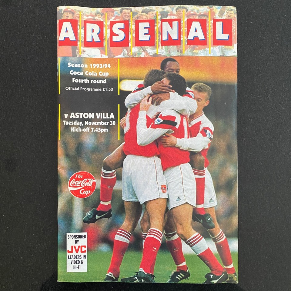 ARSENAL Football Programmes YOU CHOOSE 1993 96 97 98 99 2000 01 02 05 ...