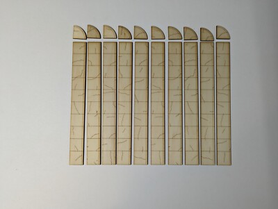 S Scale Laser Cut Sidewalk Old Pattern 1:64 Gauge- 400 Scale Feet ...