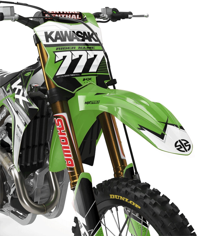 Fits Kawasaki KX450F (2024-2025) and KX250F (2025) graphic kit decals ...