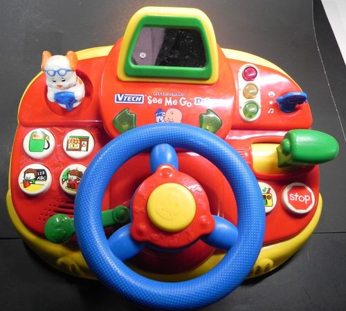 Vtech Little Smart See Me Go Driver Pre-Owned Tested & Works | eBay