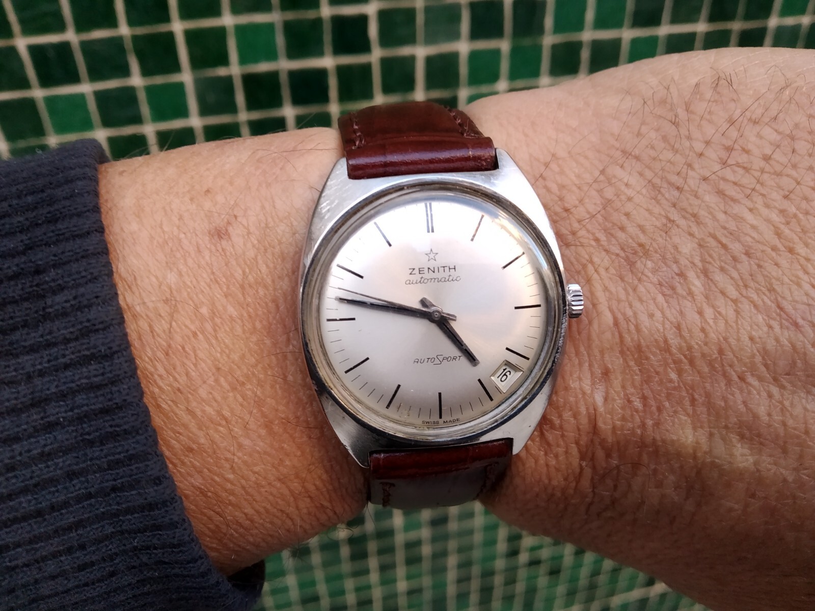 ZENITH AUTOSPORT AUTOMATIC CAL. 2562 28800 SWITZERLAND ALL ORIGINAL ...