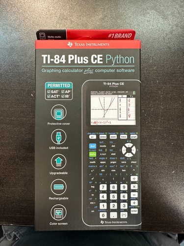 Texas Instruments TI-84 Plus CE Python Color Graphing Calculator ...