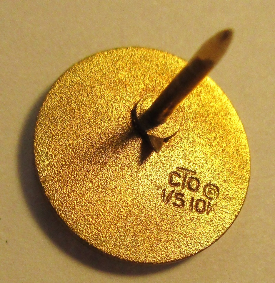 Vintage 1990 Shaklee Pinback 1/5 10K Gold President's Club Award OC ...