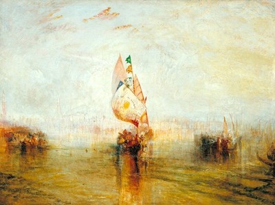 Quadro WILLIAM TURNER Il Sole di Venezia Stampa Mdf o Tela Swarovski ...